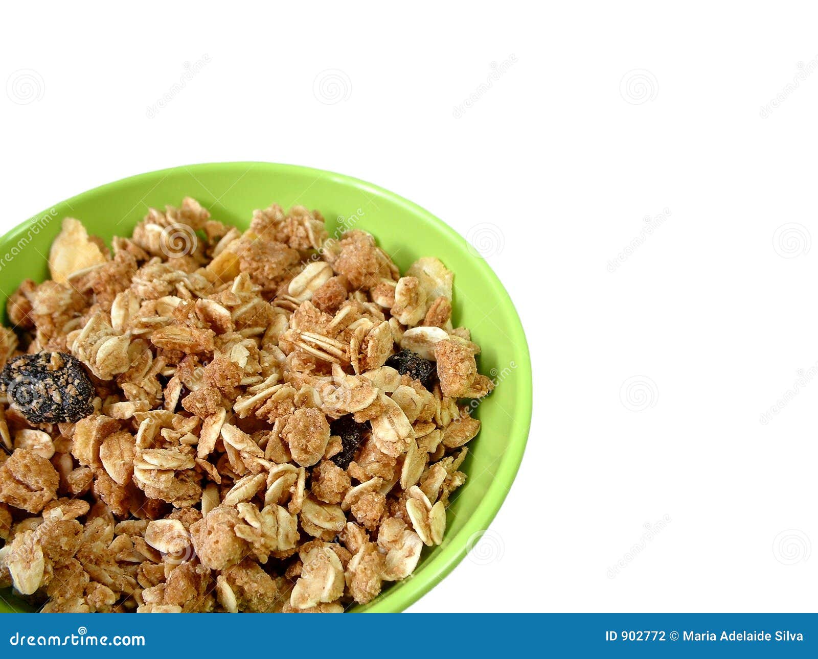 Bowl of granola stock photo. Image of fiber, healthy, breakfast - 902772