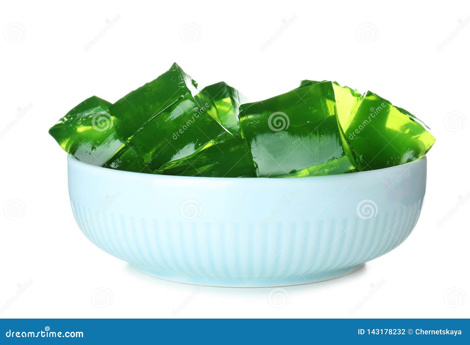 Green Jelly Food