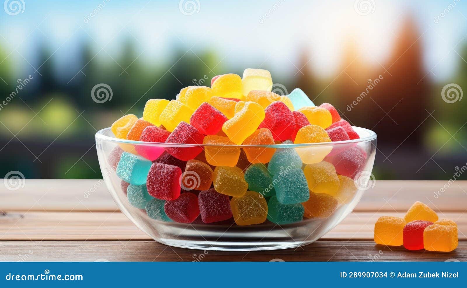 A bowl of gummy candy stock illustration. Illustration of sweetness ...