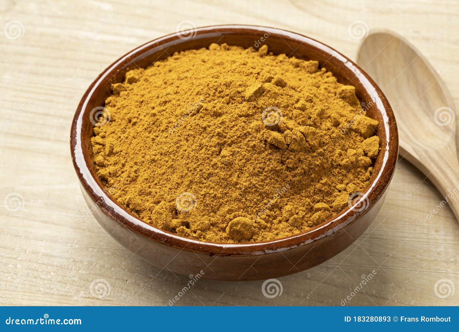 Bowl with Indian Masala Powder Stock Image - Image of flavor, ground ...