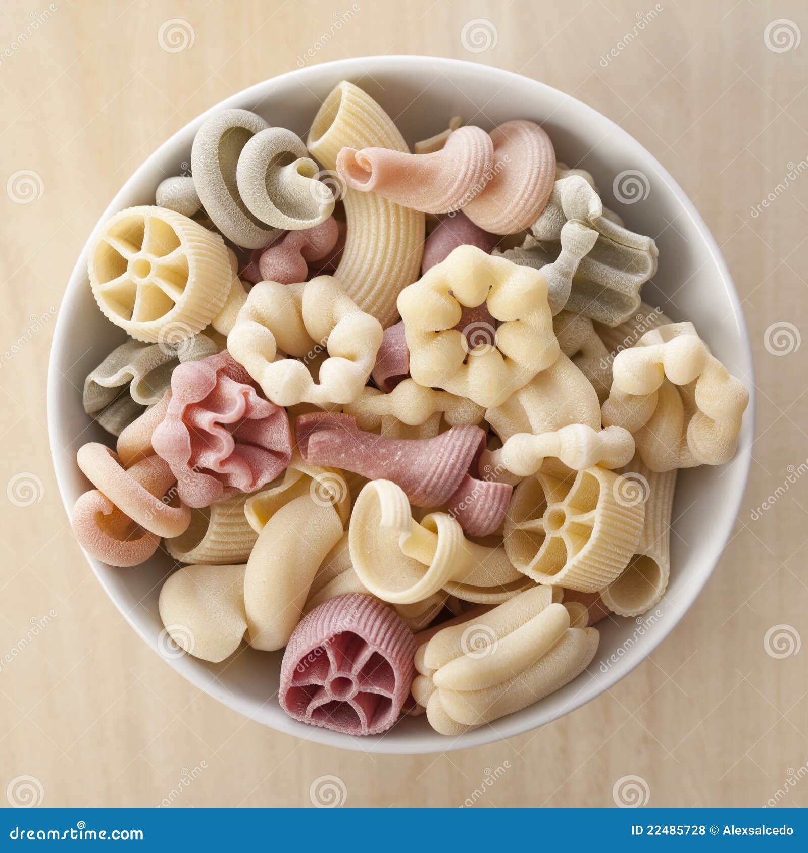 Bowl of italian pasta stock photo. Image of pasta, macaroni - 22485728