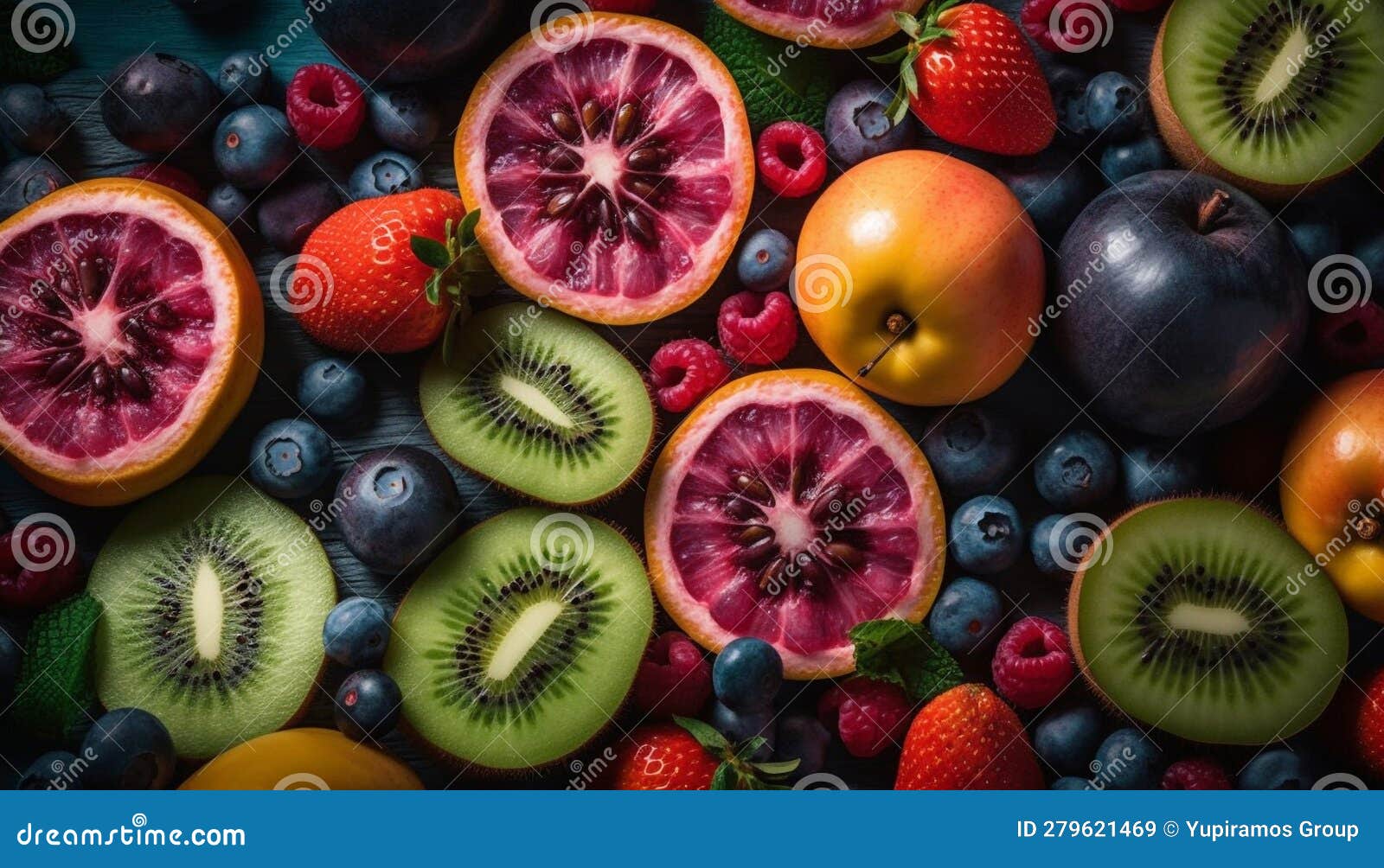 A Bowl of Juicy, Ripe, Multi Colored Berries for Healthy Snacking ...
