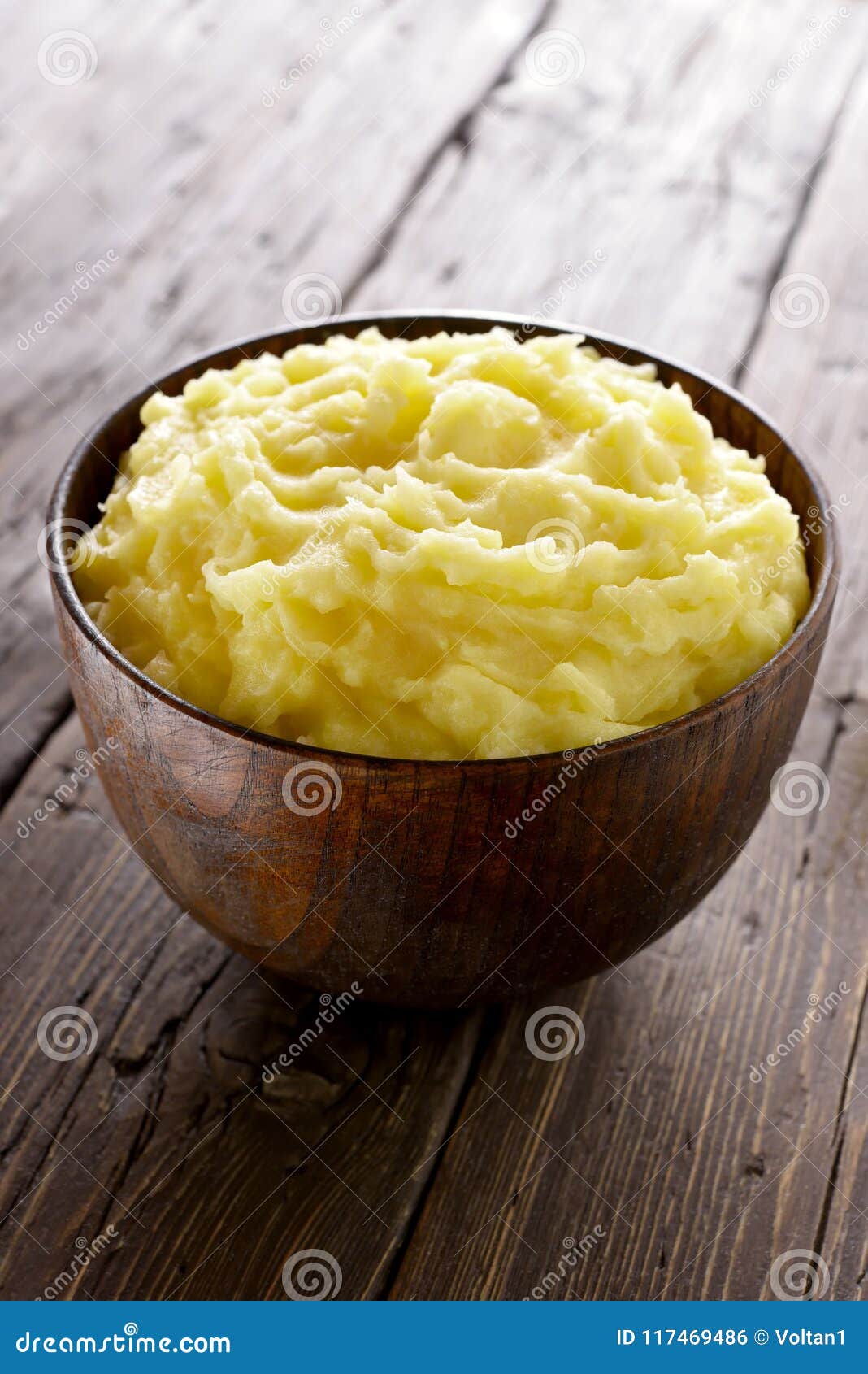 Mashed potatoes in bowl stock photo. Image of dinner - 117469486