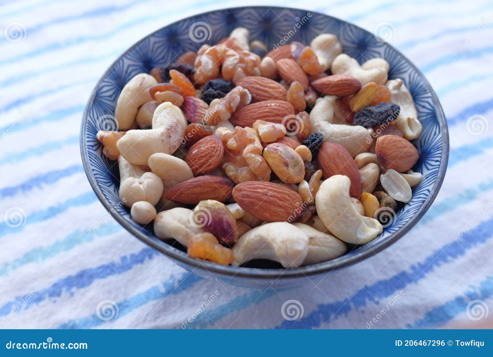 Close Up of Many Mixed Nuts in a Bowl Stock Photo - Image of healthy ...