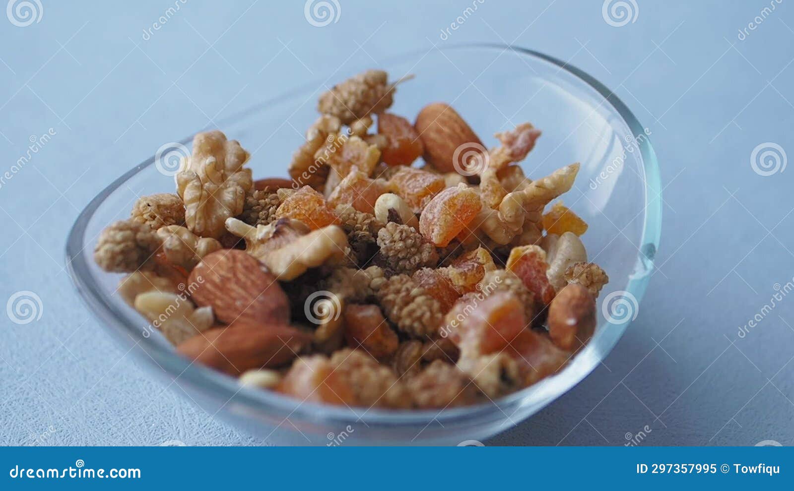 Slow Motion of Many Mixed Nuts Dropping in a Bowl Stock Video - Video ...