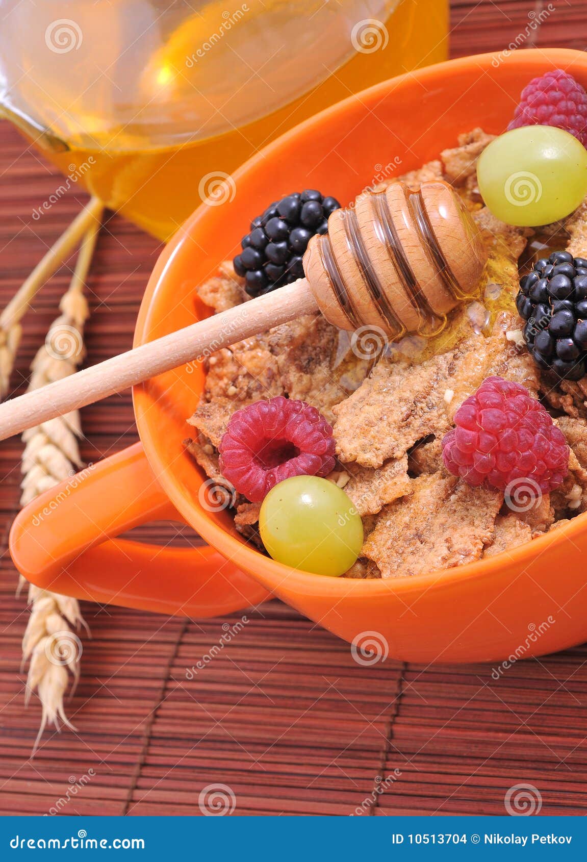Bowl of muesli stock photo. Image of raspberry, granola - 10513704