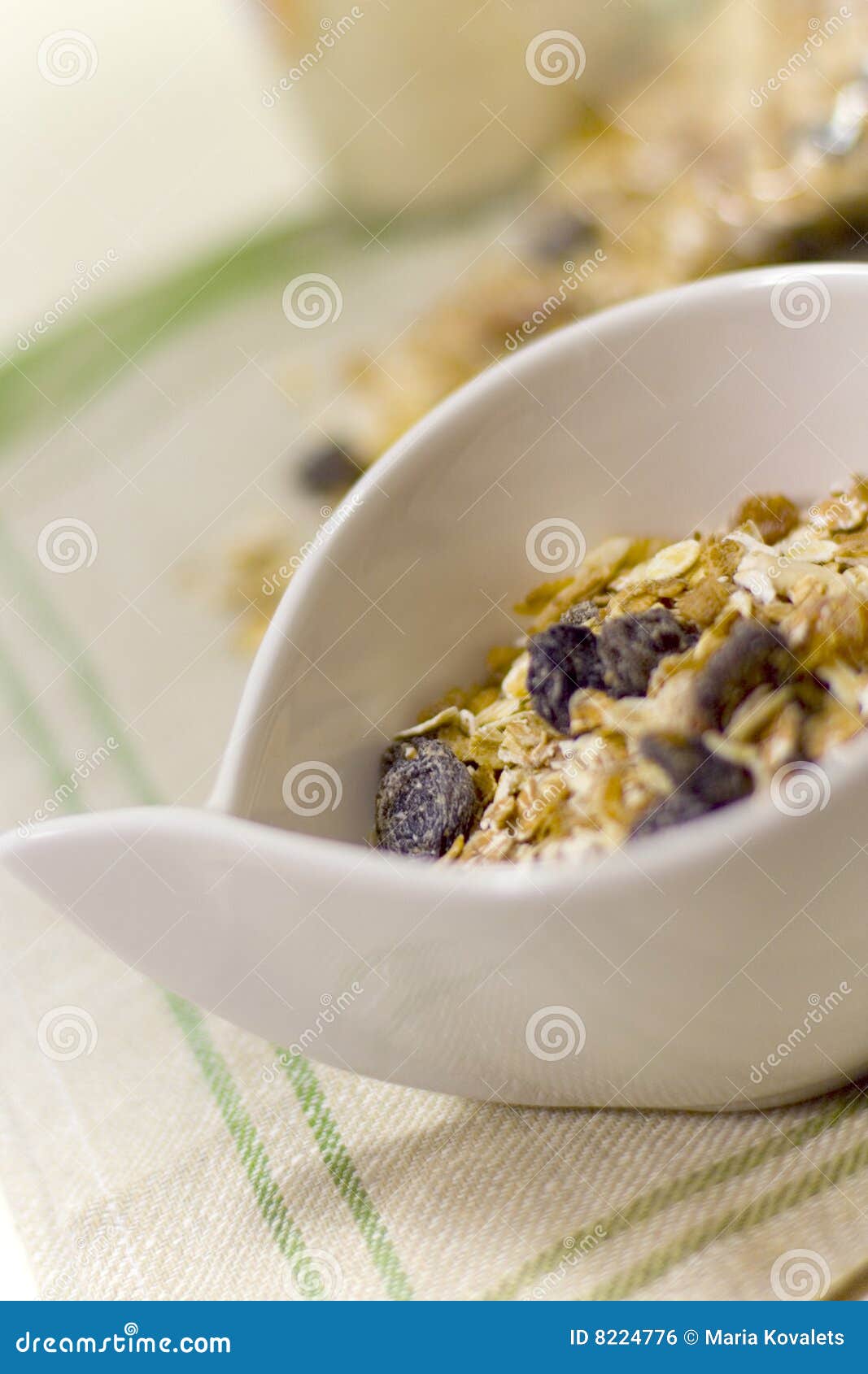 Bowl of muesli stock photo. Image of lifestyle, snack - 8224776