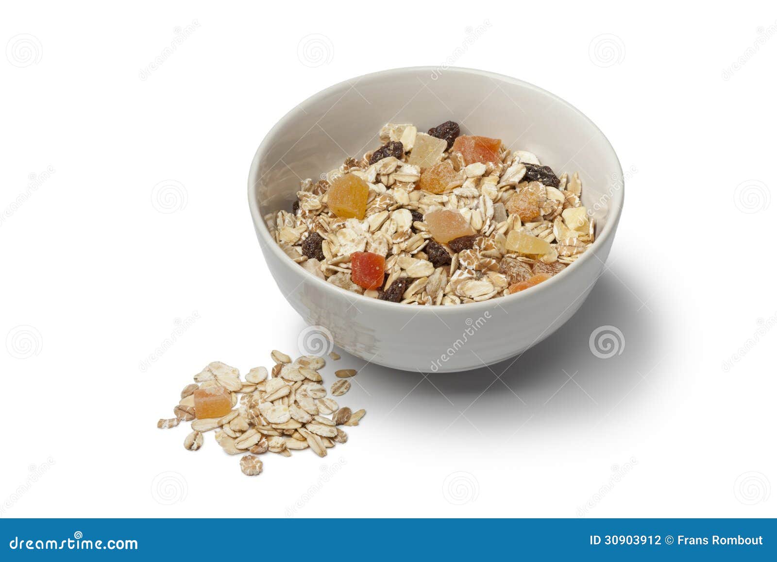 Bowl with muesli stock photo. Image of food, background - 30903912