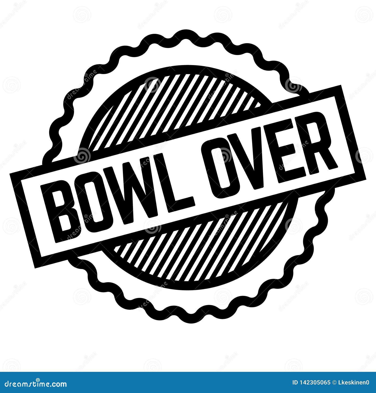 Bowl over stamp on white stock vector. Illustration of news - 142305065