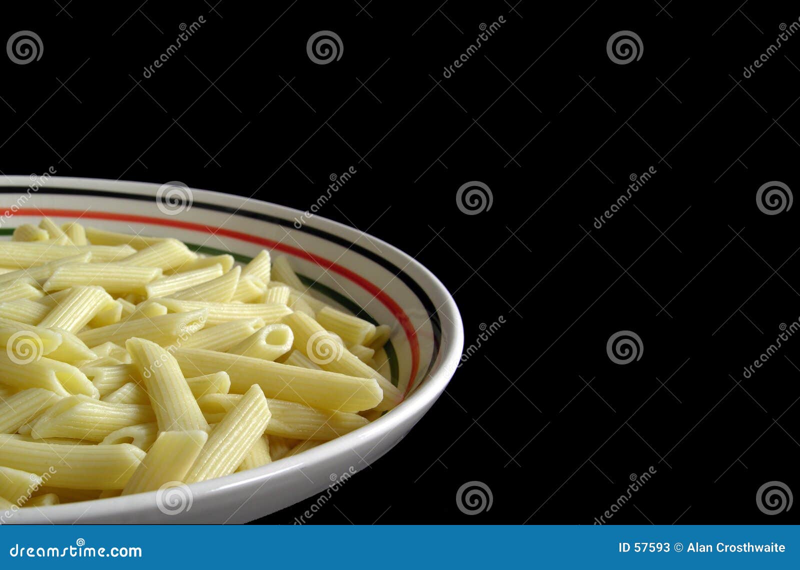 Bowl of Pasta stock image. Image of starch, cooking, spaghetti - 57593