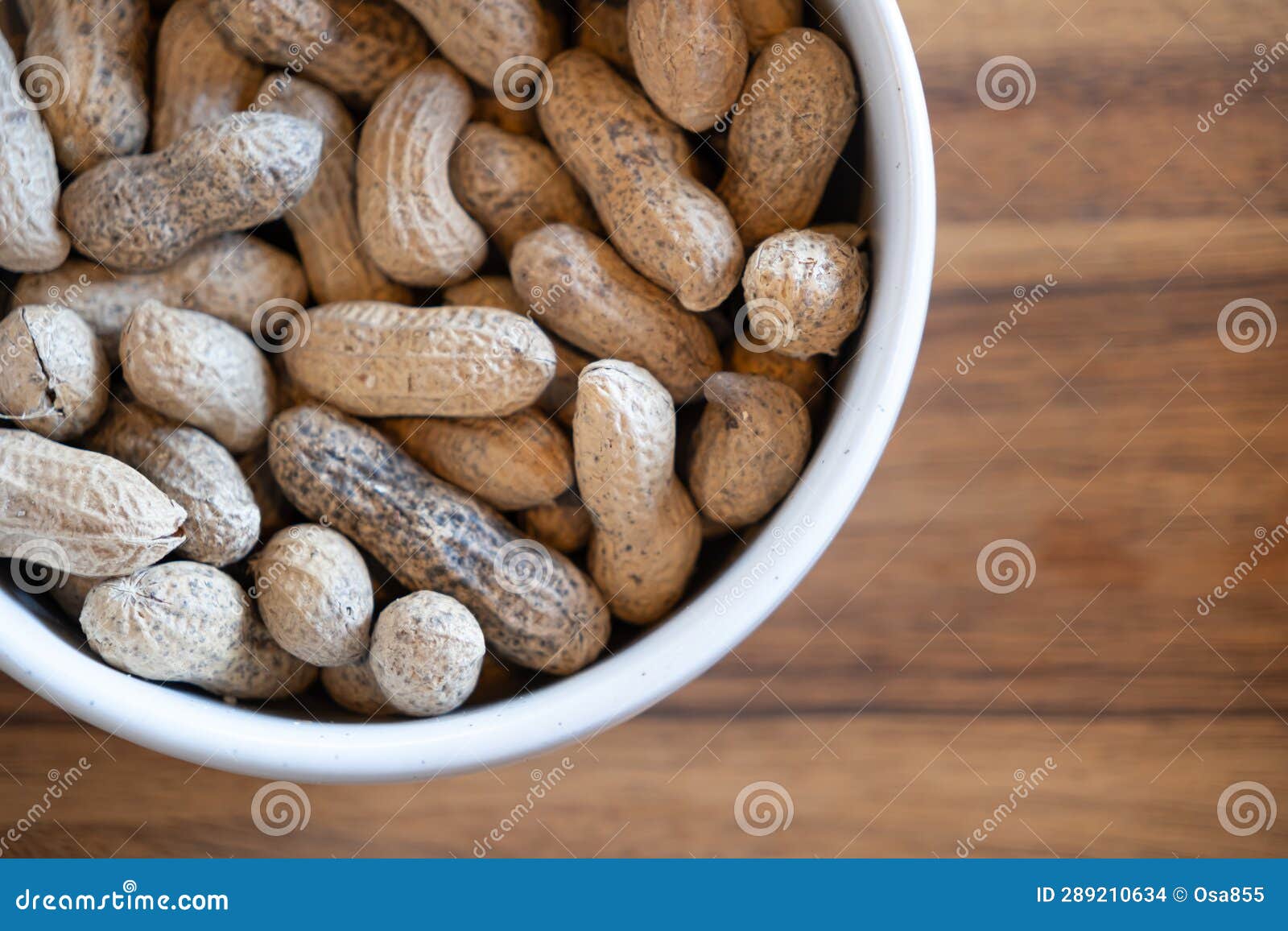 Bowl of Peanuts with Shells Ready To Eat Stock Photo - Image of organic ...