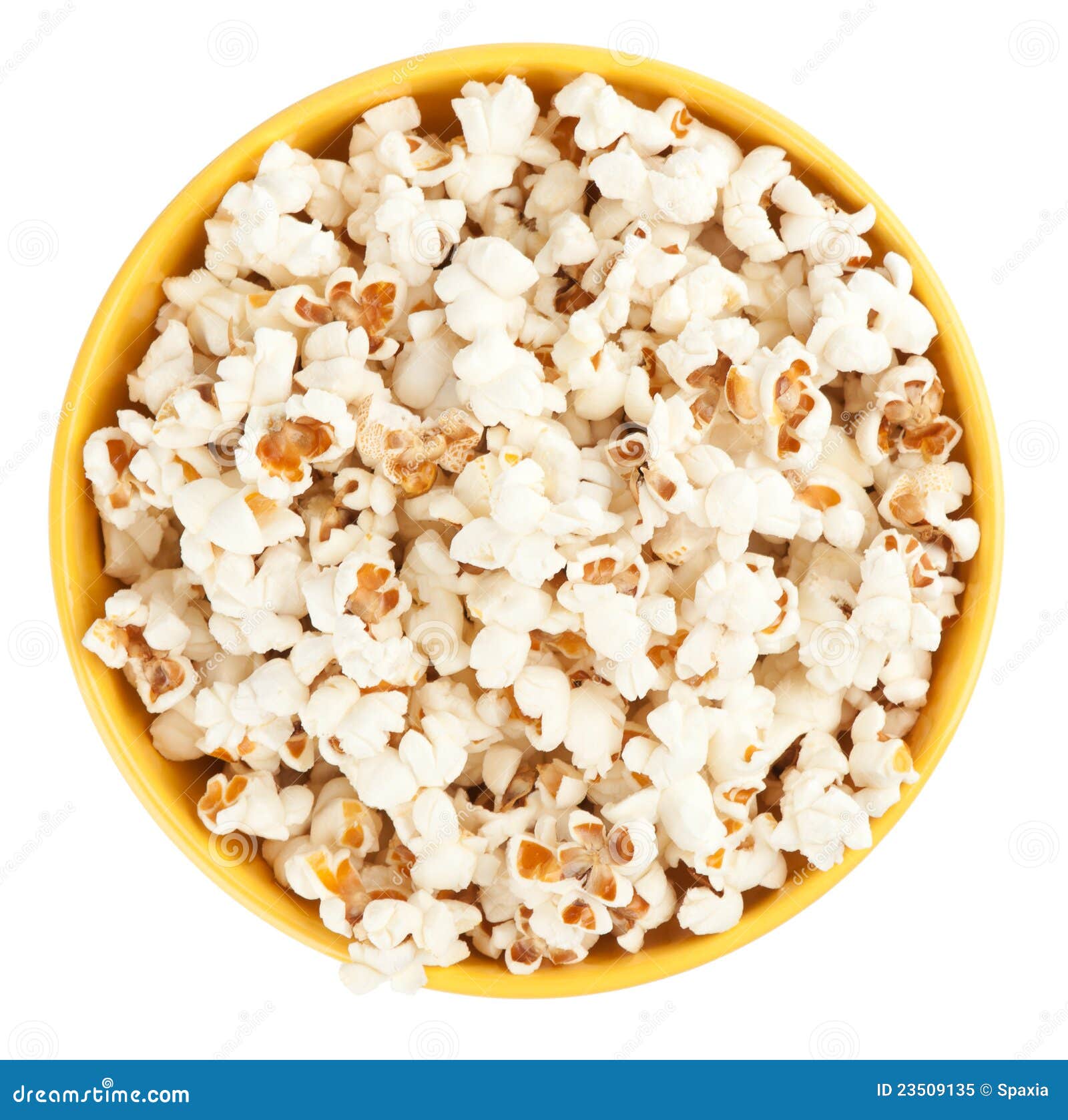 Bowl of popcorn stock image. Image of bowl, isolated - 23509135