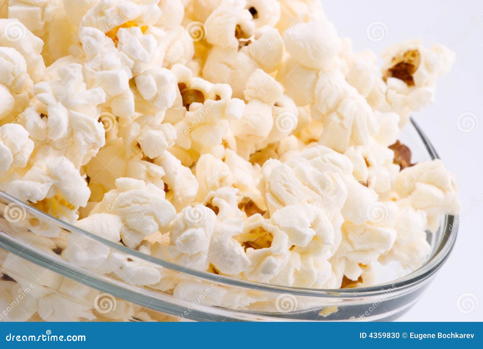 Bowl of popcorn stock photo. Image of fluffy, popcorn - 4359830