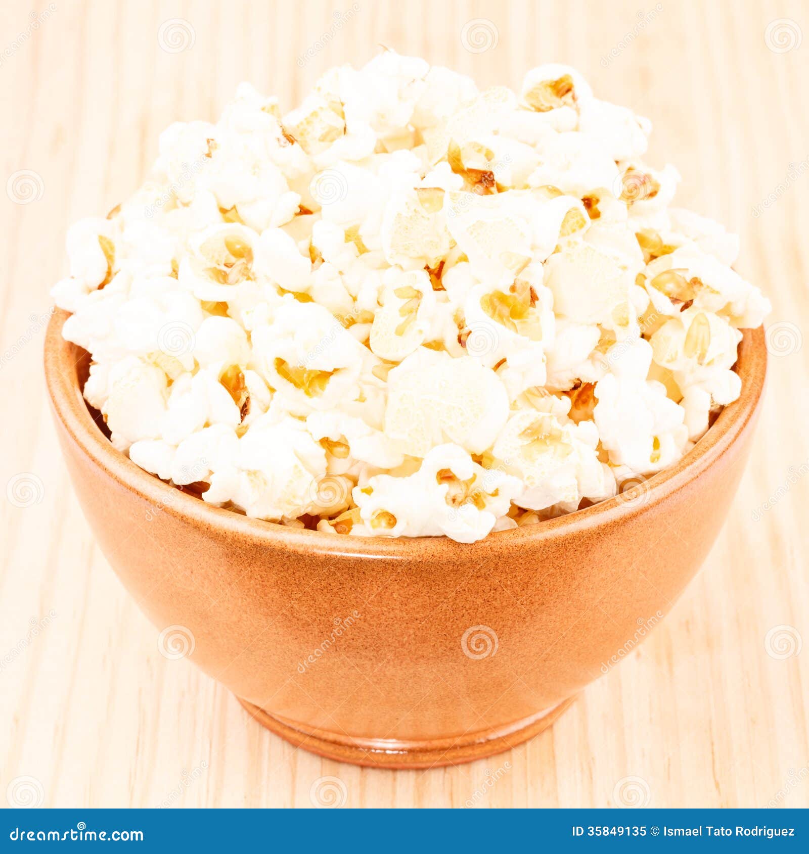 Bowl of Popcorn stock image. Image of junk, traditional - 35849135