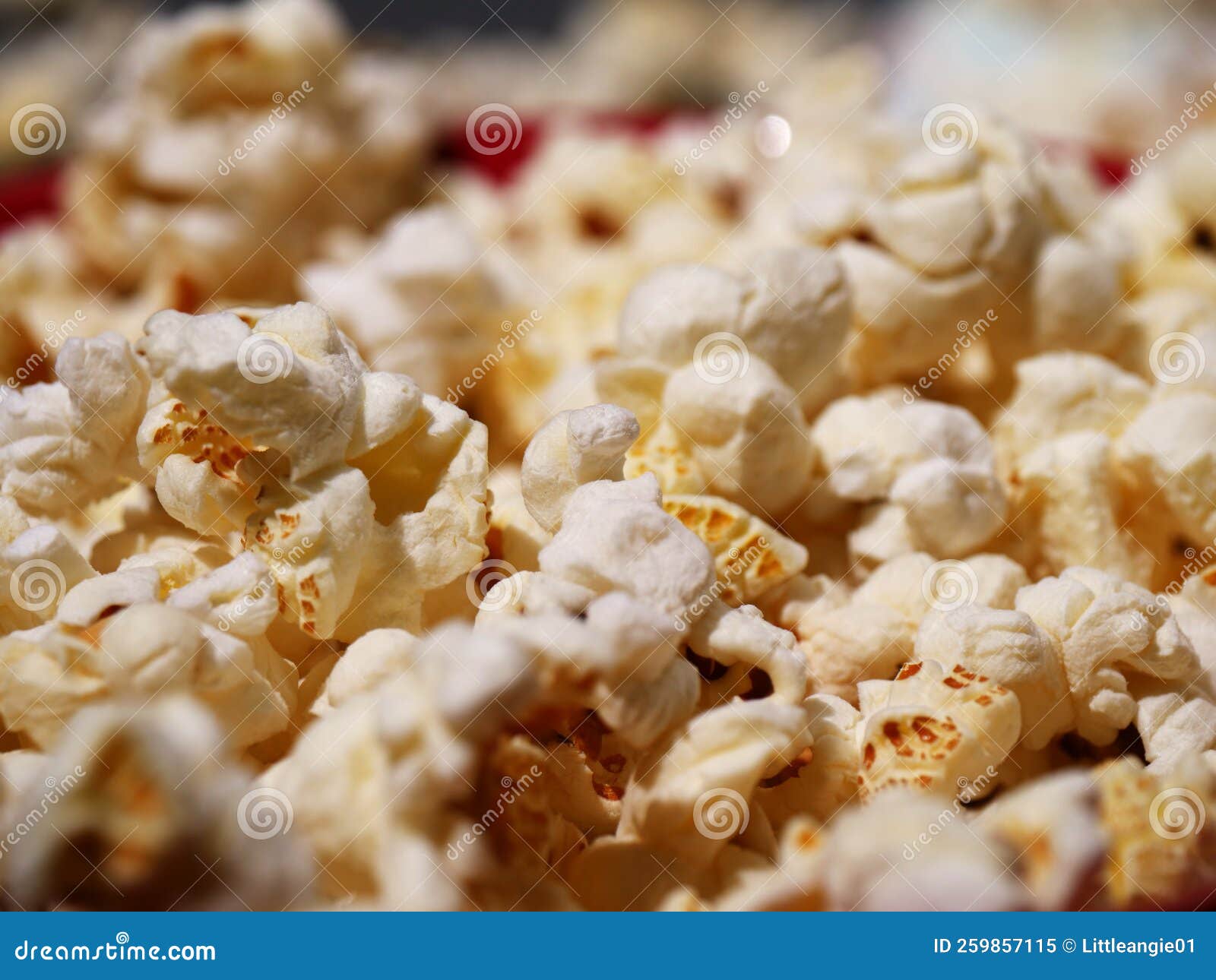 Bowl of Popcorn Ready To Eat Close Up Shot Stock Image - Image of ...