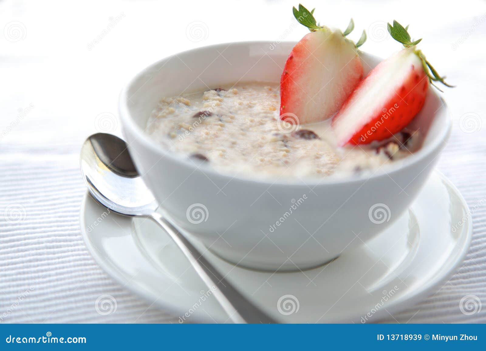 Bowl of Porridge stock image. Image of dieting, breakfast - 13718939