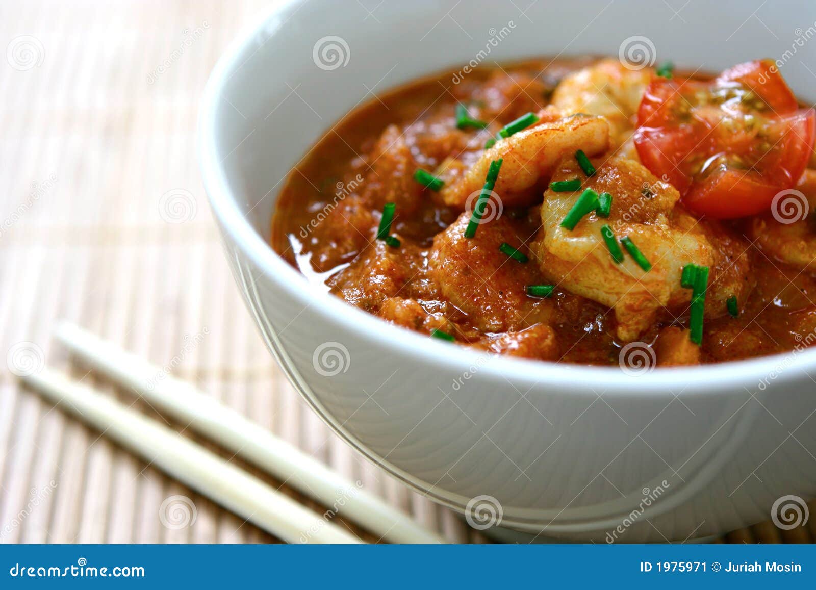 Bowl of prawn masala curry stock image. Image of paprika - 1975971