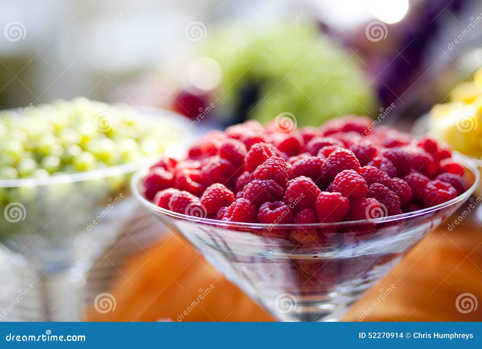 Bowl of raspberries stock photo. Image of appetizing - 52270914