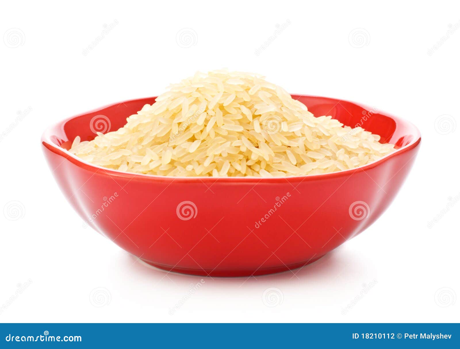 Bowl of Raw Rice stock photo. Image of carbohydrates - 18210112