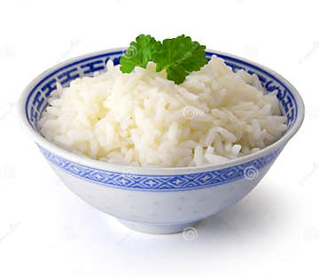 Bowl of Rice stock photo. Image of lunch, nutrition, cutout - 23312114