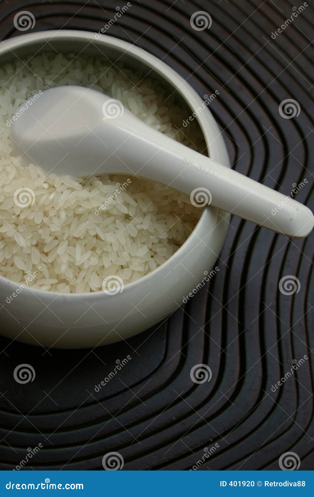 Bowl of rice stock photo. Image of white, carbohydrates - 401920