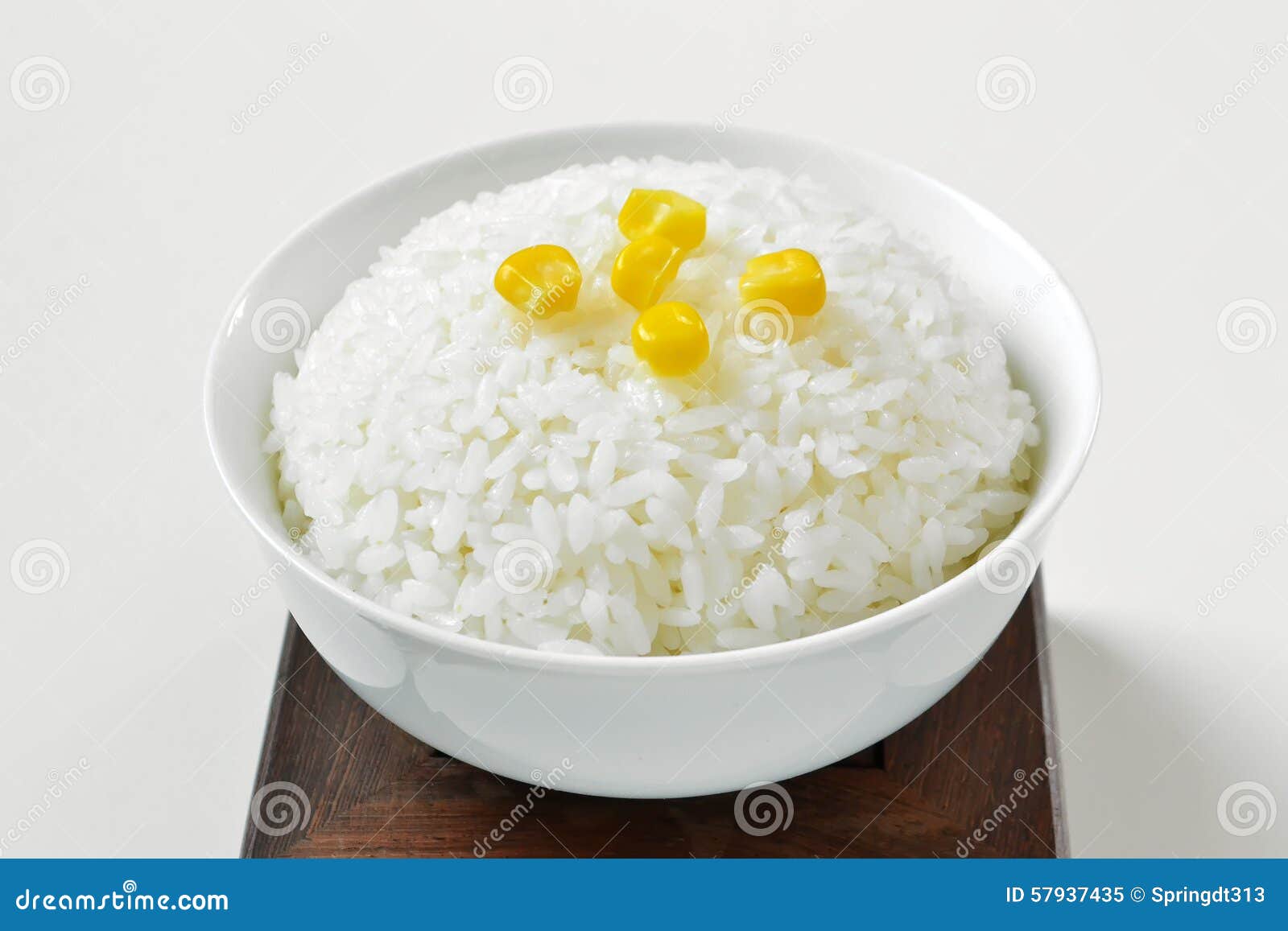 A bowl of rice stock image. Image of delicious, freshness - 57937435