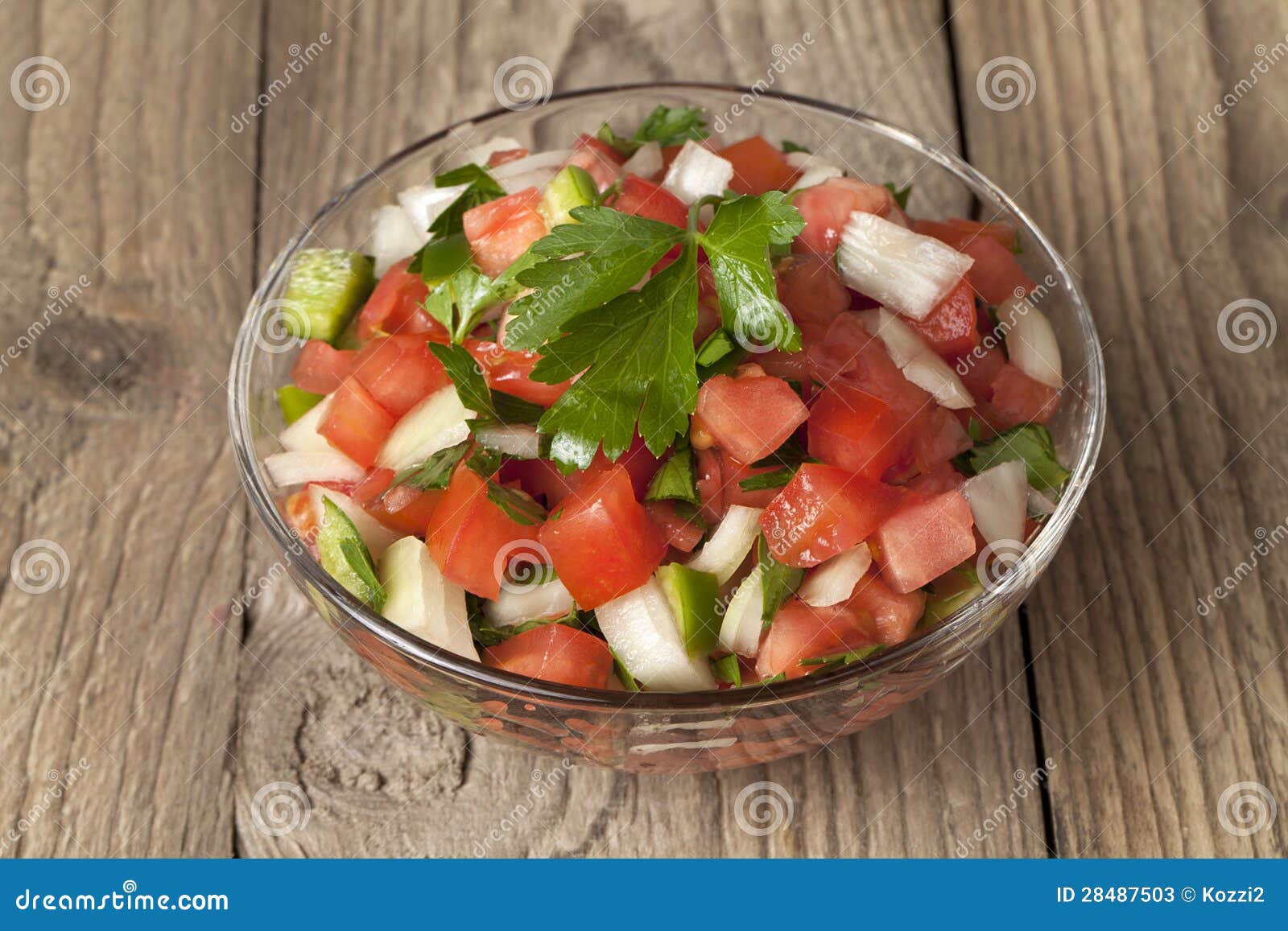 A bowl with salsa mexicana stock image. Image of delicious - 28487503