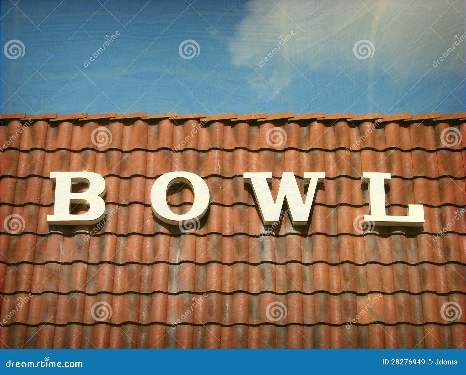 Bowl sign stock image. Image of recreation, american - 28276949