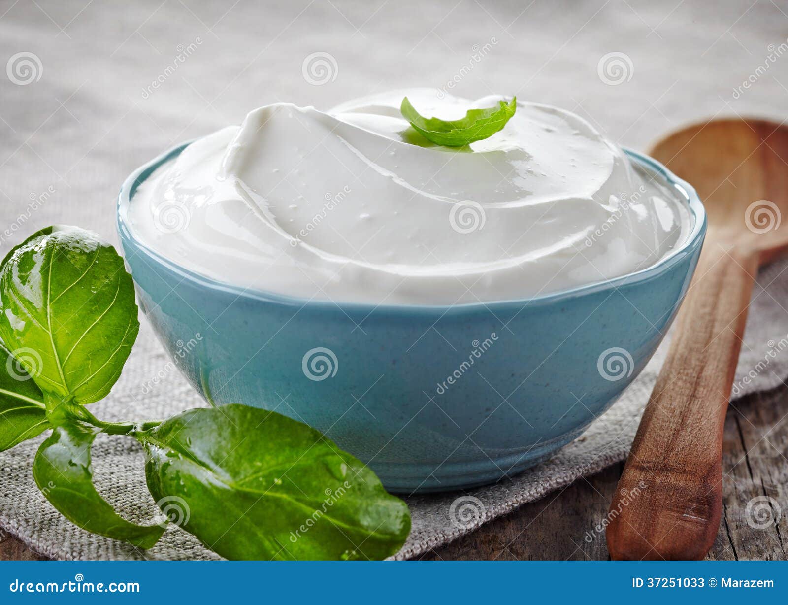Sour Cream, Yogurt Texture. White Dairy Product Background Royalty-Free ...