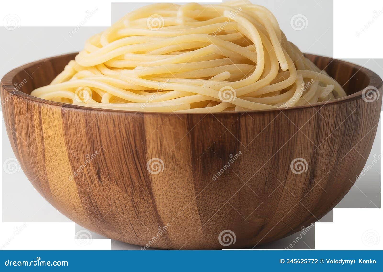 Bowl of Spaghetti Noodles on Transparent Background Stock Photo - Image ...