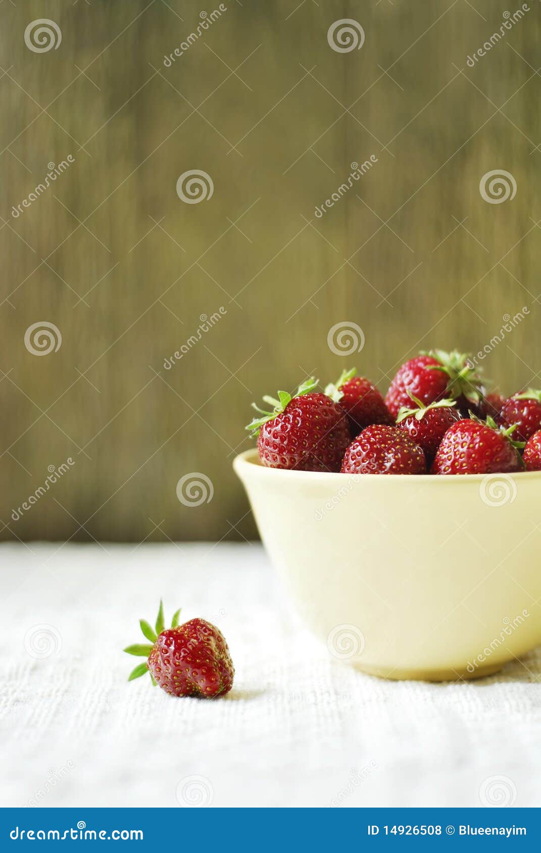 Bowl of Strawberries stock photo. Image of organic, closeup - 14926508
