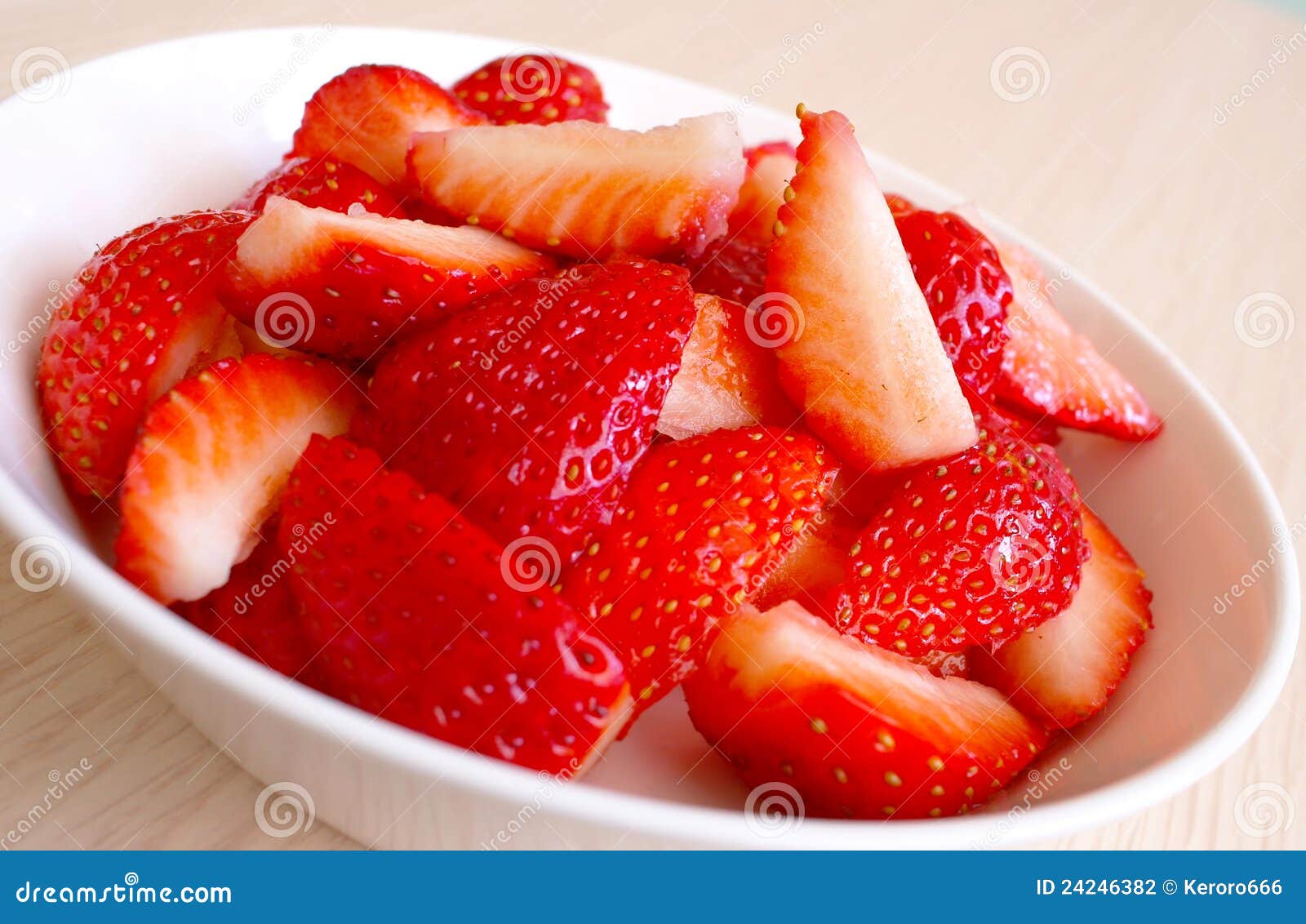 Bowl of strawberries stock photo. Image of fruit, berry - 24246382