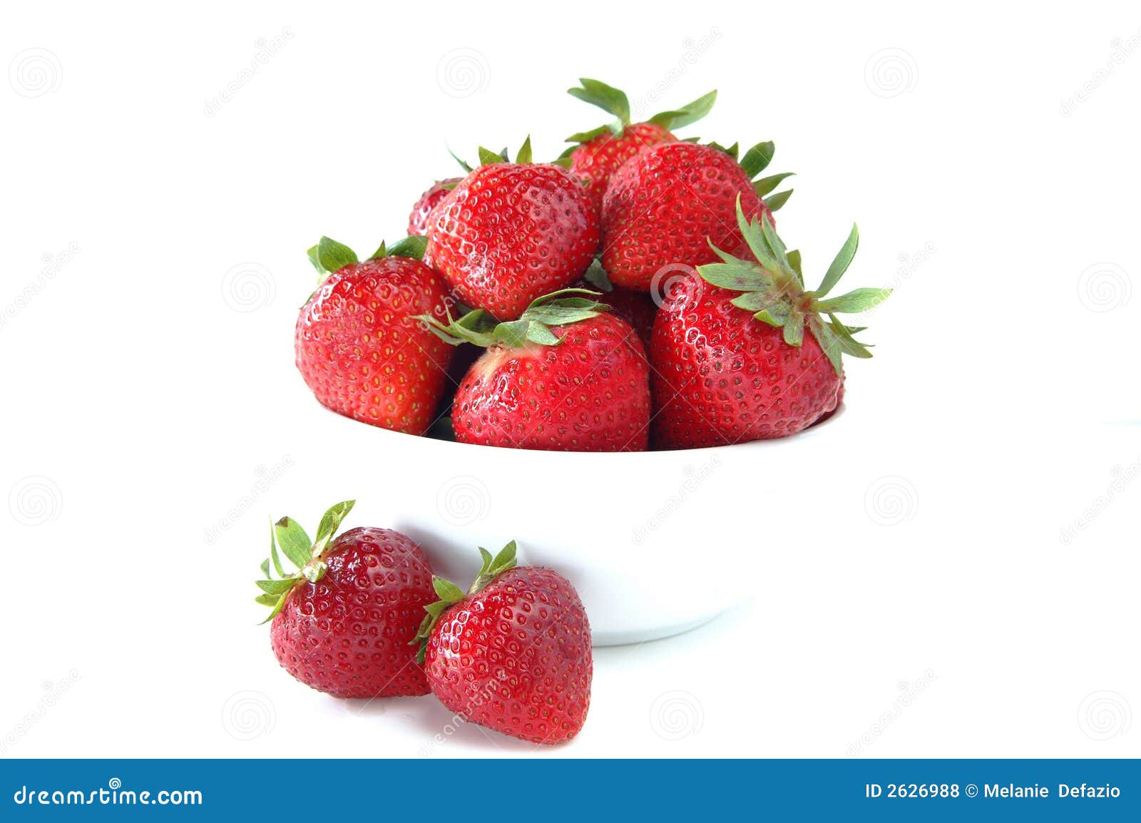Bowl of strawberries stock photo. Image of still, pure - 2626988