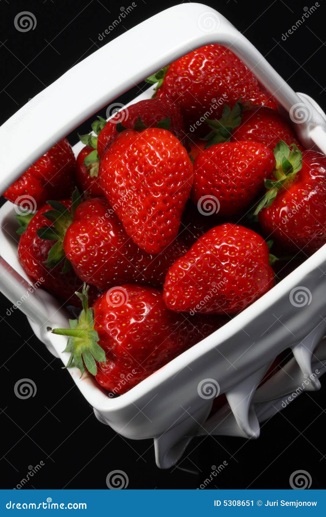 Bowl of strawberries. stock image. Image of eating, close - 5308651
