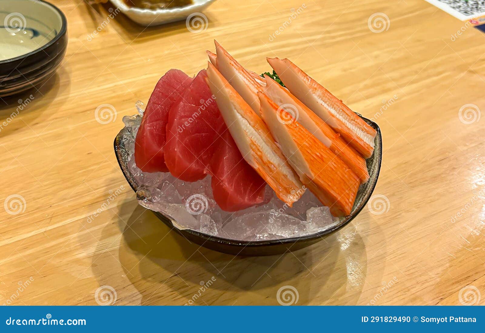Sashimi stock photo. Image of meal, breakfast, dish - 291829490