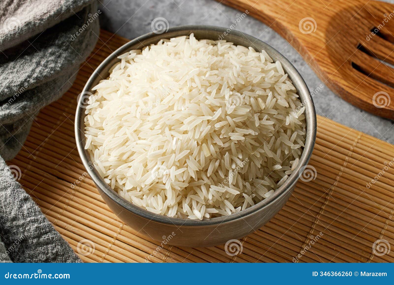 Uncooked Rice Is Scattered Stock Photo | CartoonDealer.com #87878214