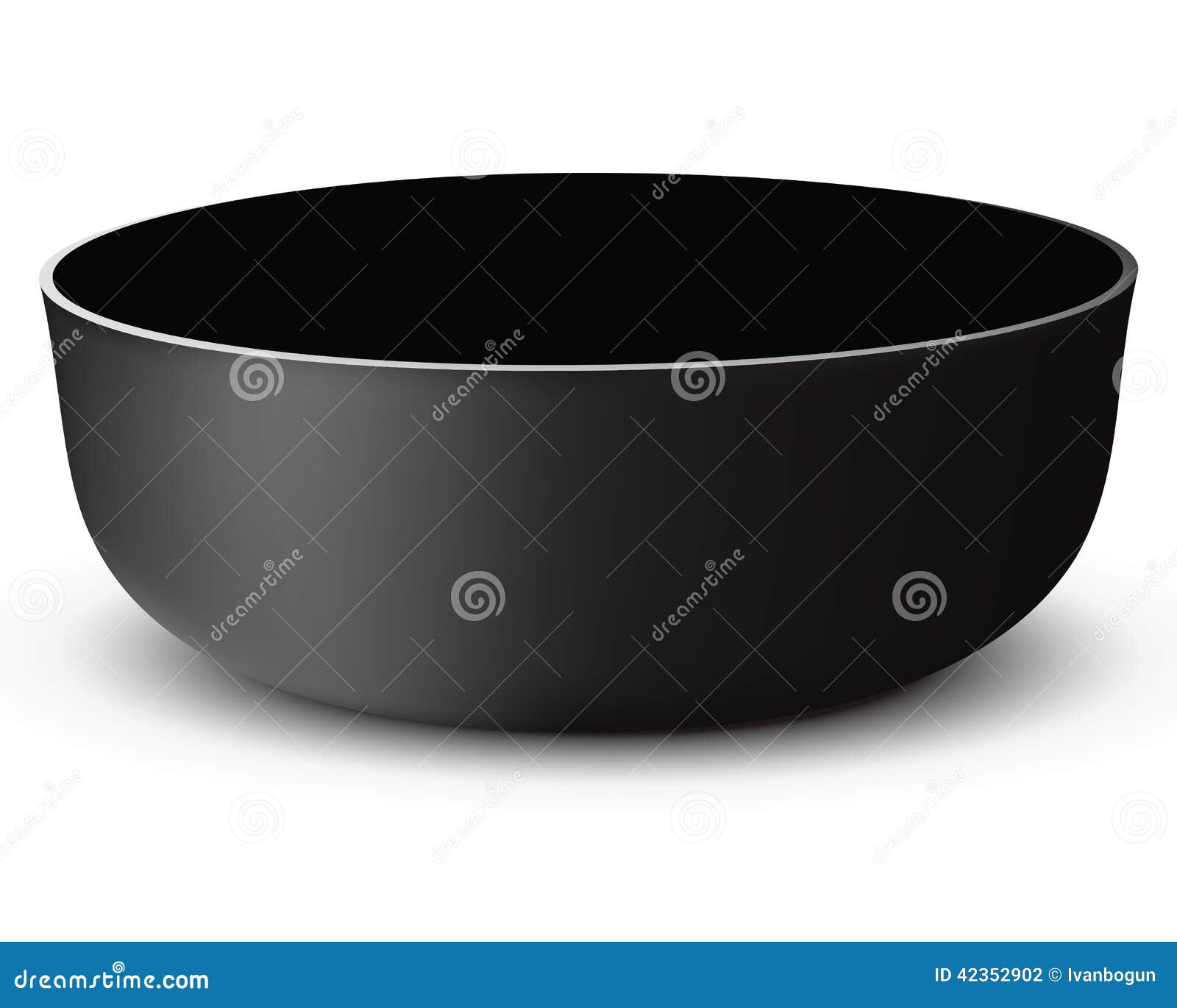Bowl . Vector illustration stock vector. Illustration of design - 42352902