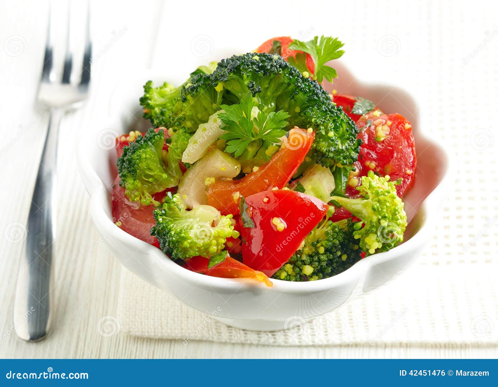Bowl of vegetable salad stock photo. Image of healthy - 42451476