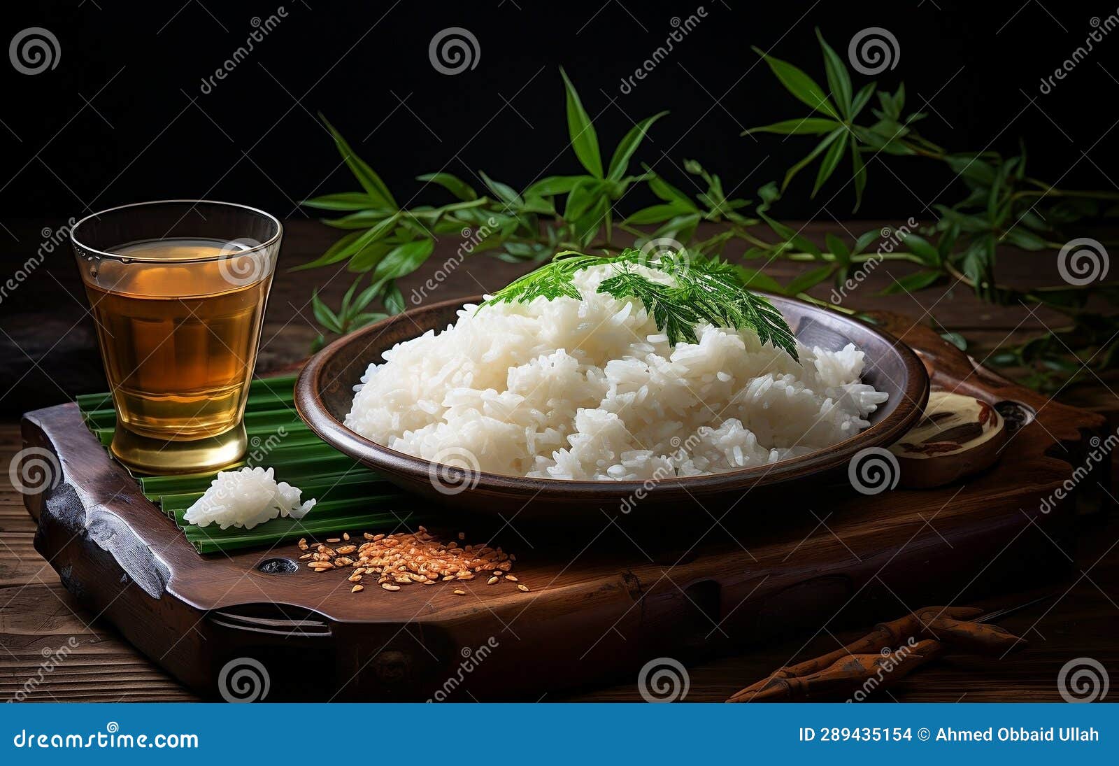 Bowl of Warm Rice Mixed with Curry. Generated by Ai Stock Photo - Image ...