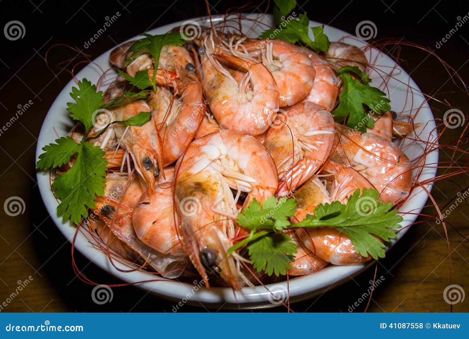 Bowl of Whole Cooked King Prawns Stock Photo - Image of cooking, prawns ...