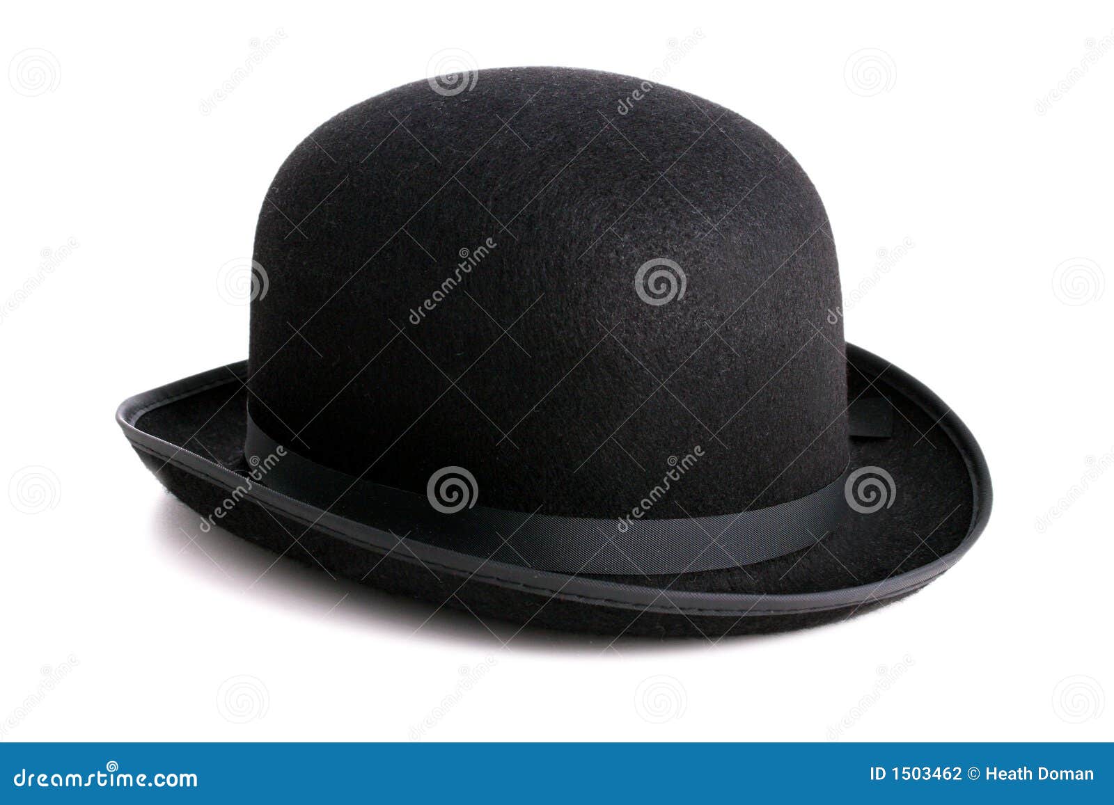Bowler hat stock photo. Image of accessory, white, clipping - 1503462