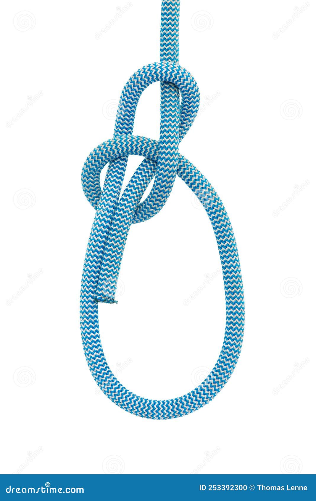The bowline knot stock photo. Image of closeup, rescue - 253392300