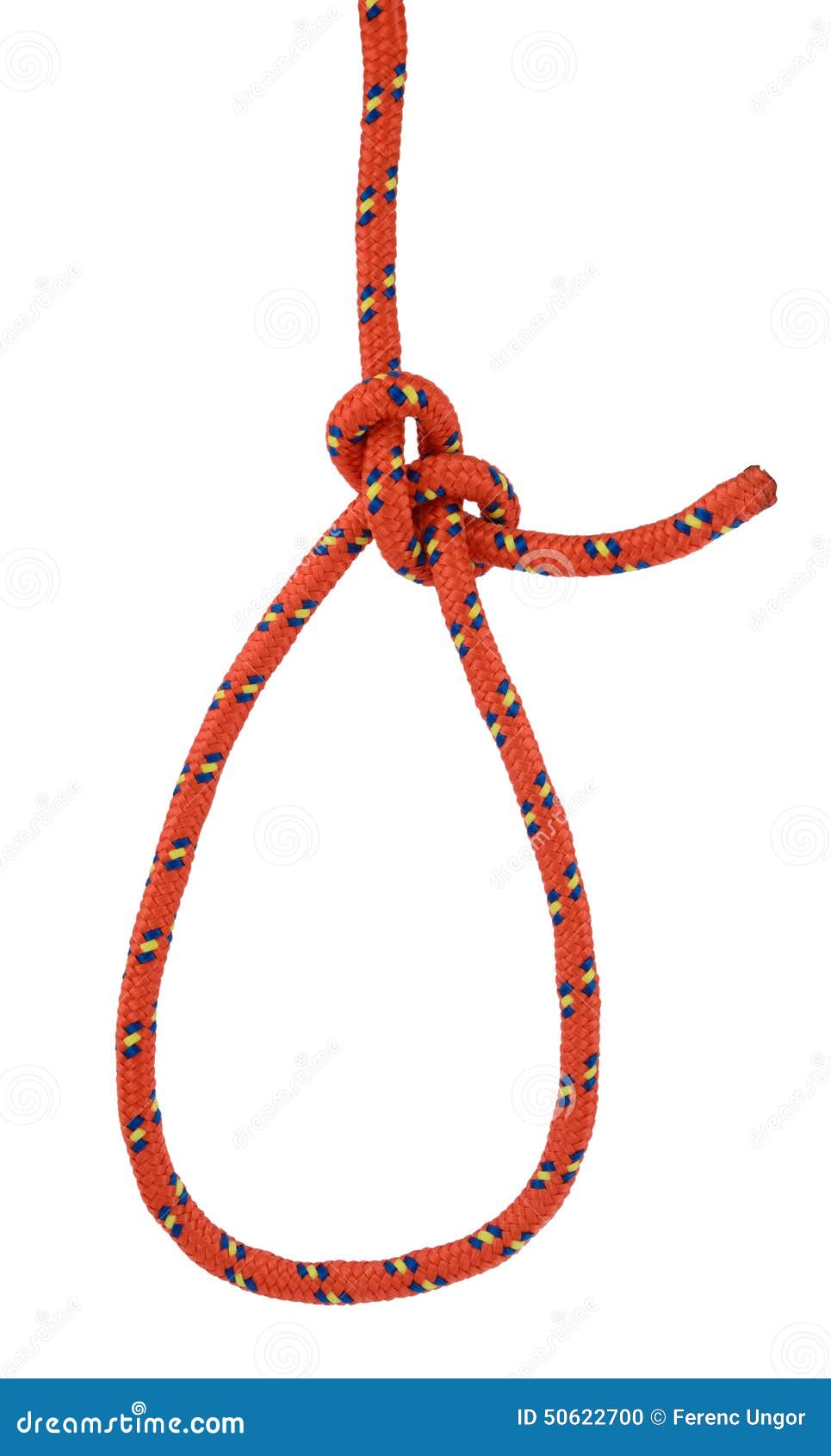 Bowline rope stock photo. Image of color, detail, connect - 50622700