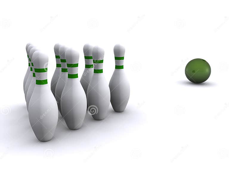 Bowling stock illustration. Illustration of bowling, shape - 10857440