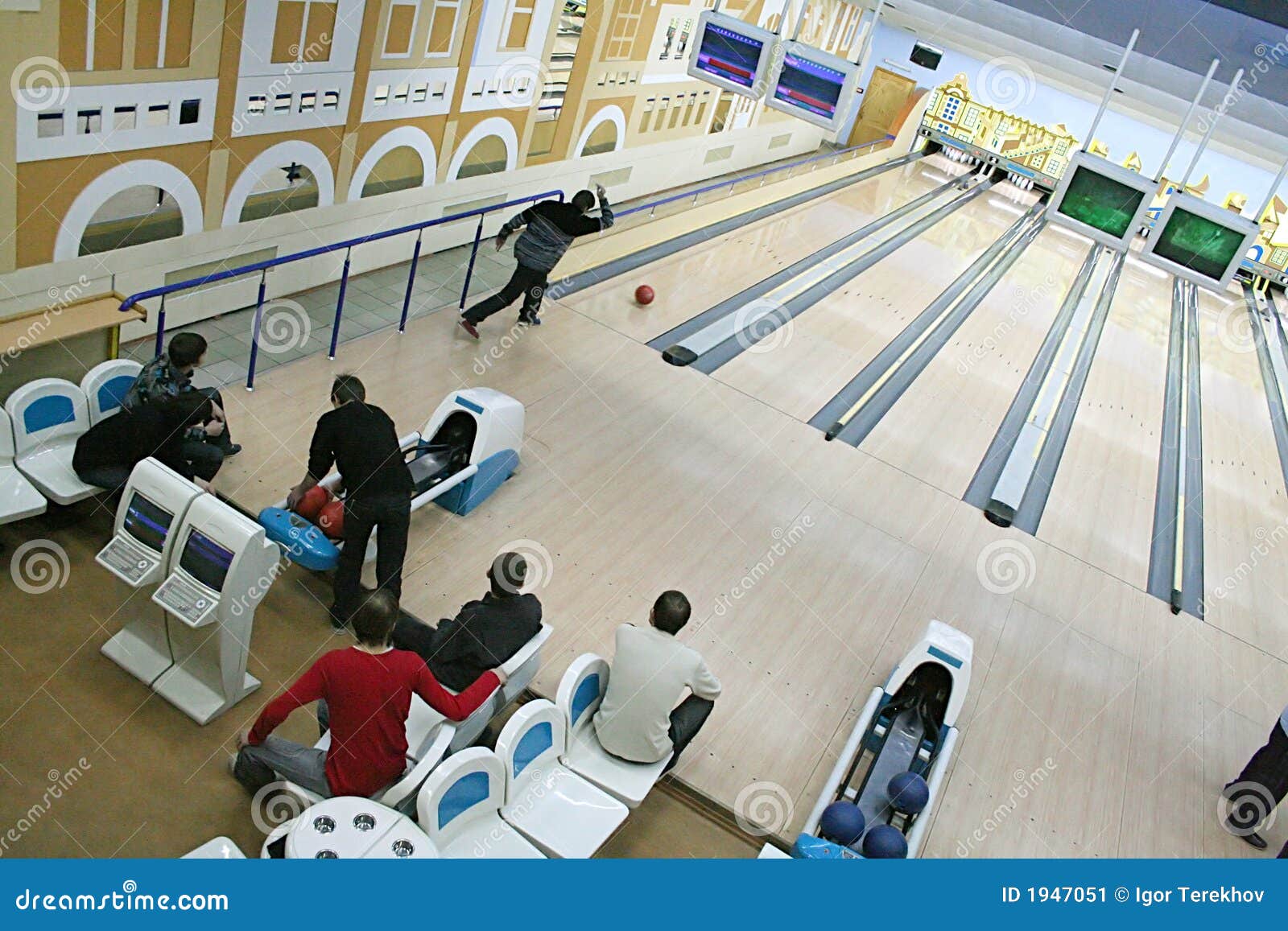 In bowling stock image. Image of kick, pins, bowl, activity - 1947051