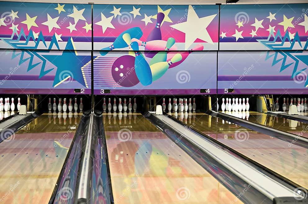 Bowling Alley stock photo. Image of bullseye, fast, impact - 6959792