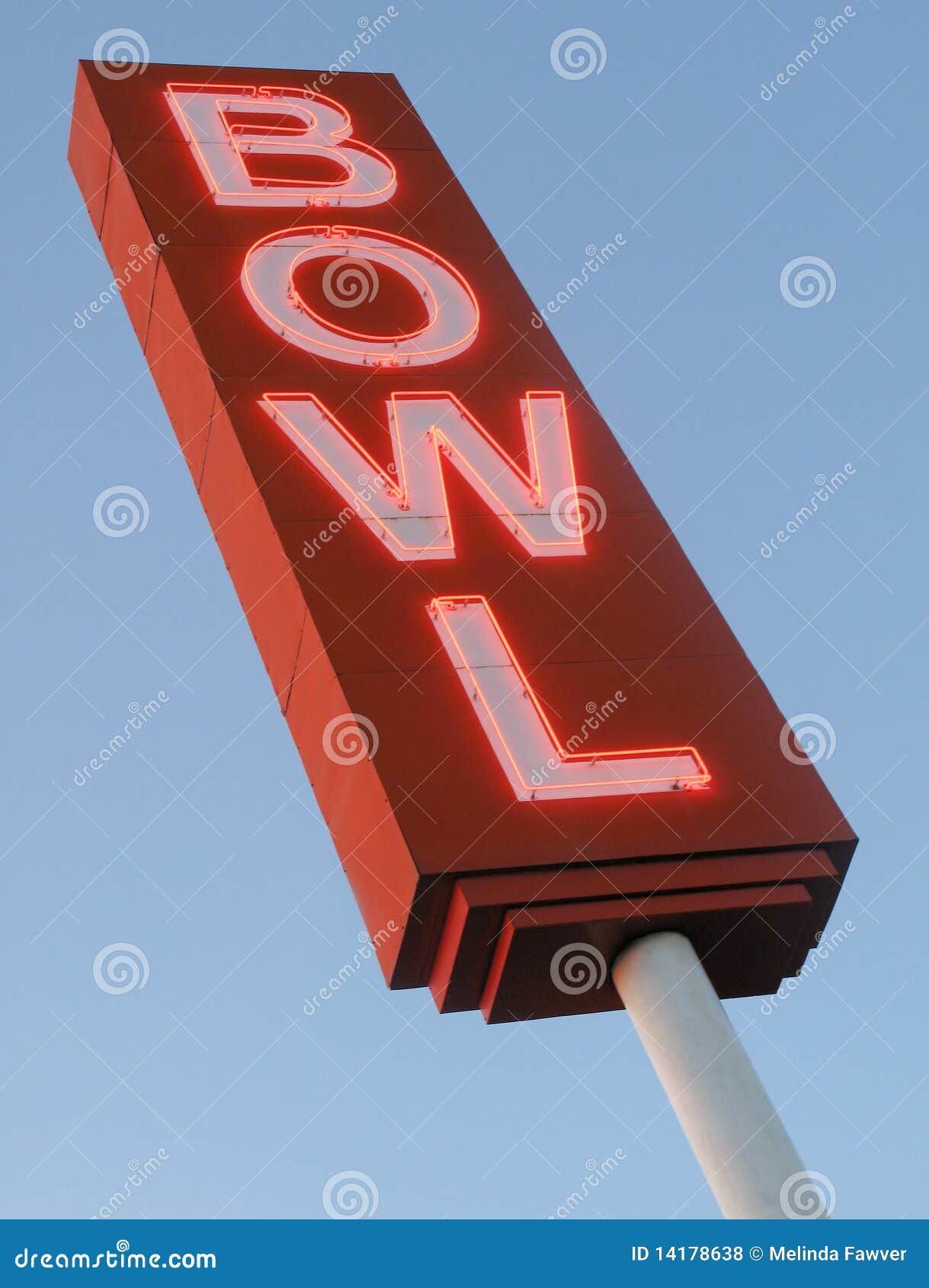 Bowling Alley Sign stock photo. Image of bowling, sign - 14178638