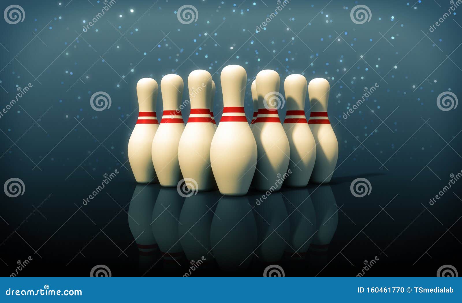 Bowling Background stock illustration. Illustration of pins - 160461770