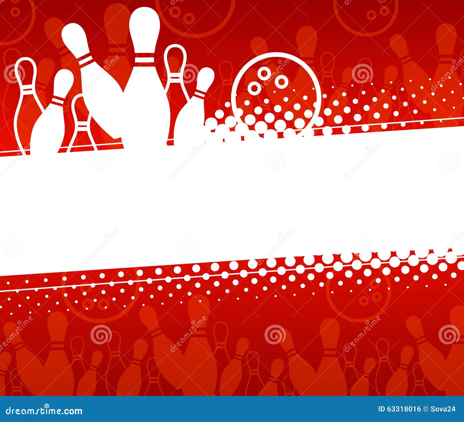 Bowling Background Royalty-Free Stock Photography | CartoonDealer.com ...