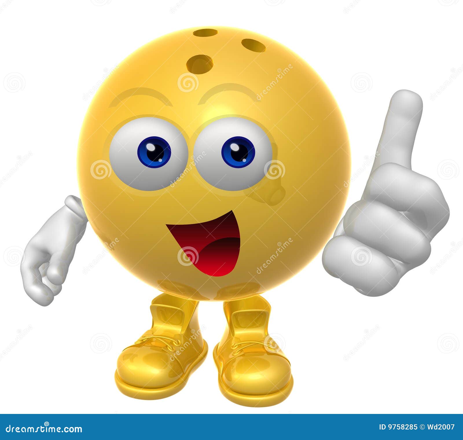 Smiley Face Bowling Ball